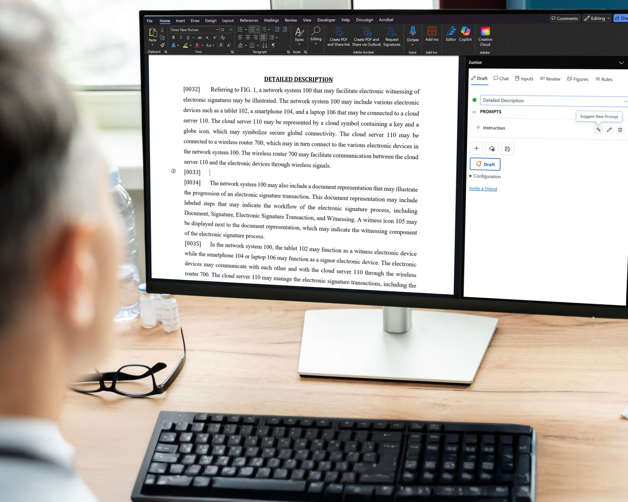 How It Works - AI‑assisted Patent Drafting by Junior